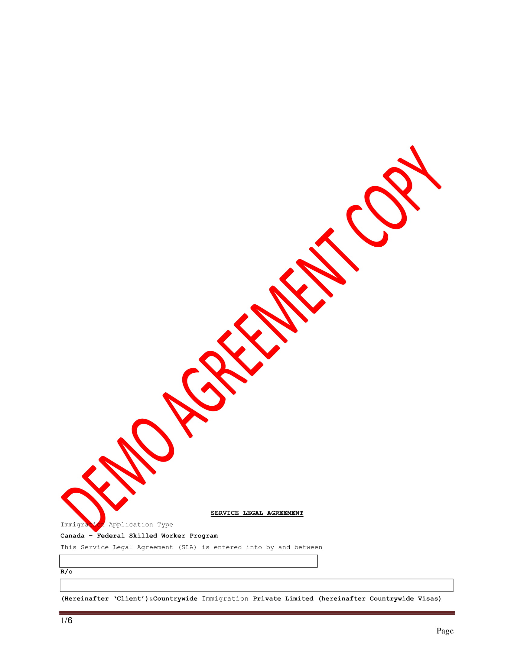 Demo Agreement Copy – Countrywide Visas – Countrywide Visas | Best ...
